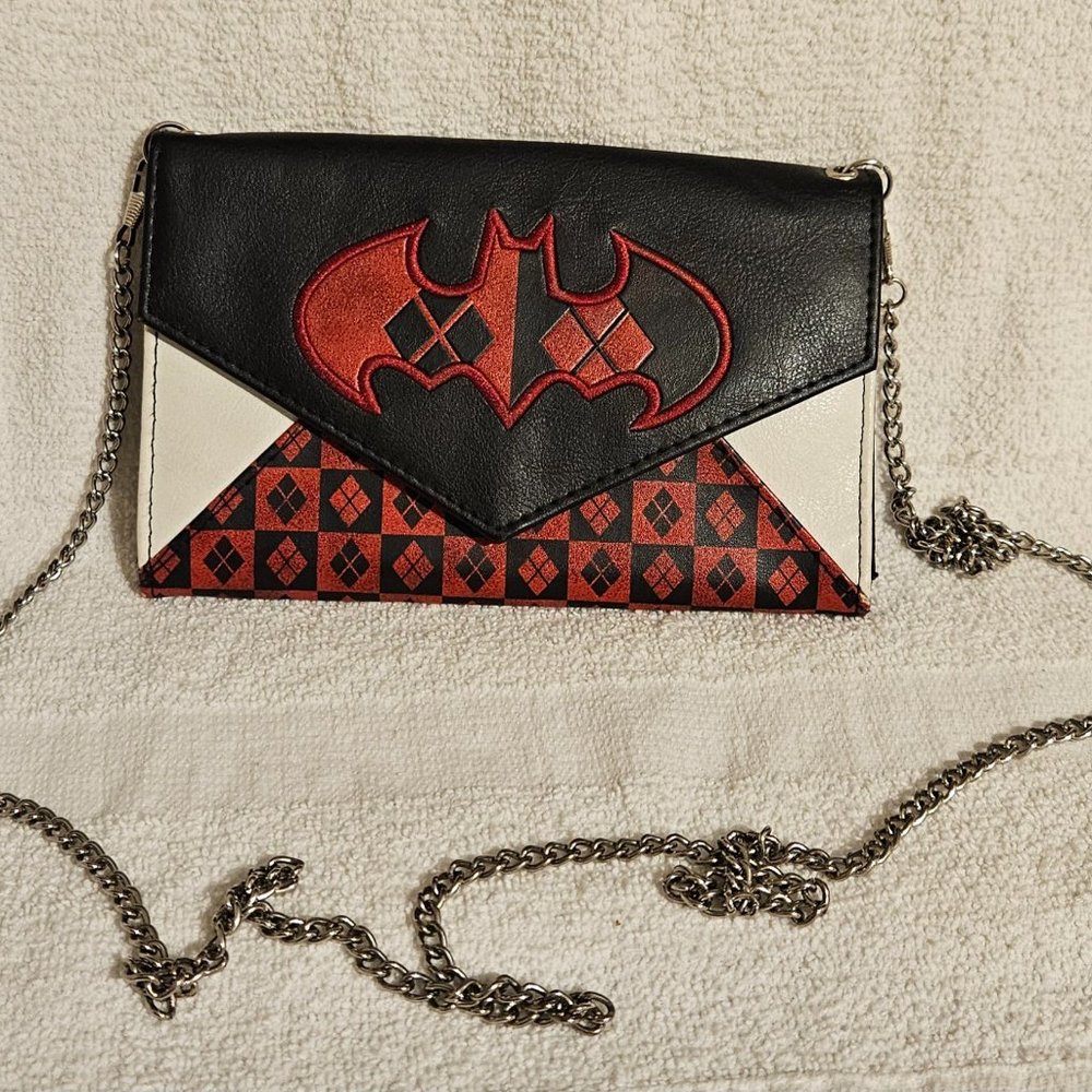 Batman Dc Comics Harley Qwinn Clutch/Wallet/Purse - Gem